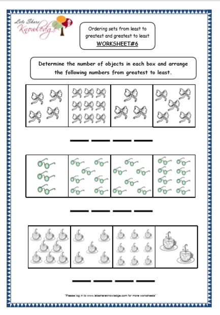 Kindergarten Ordering Numbers Printable Worksheets Lets Share Knowledge Kindergarten Ordering Numbers Printable Worksheets Lets Share Knowledge